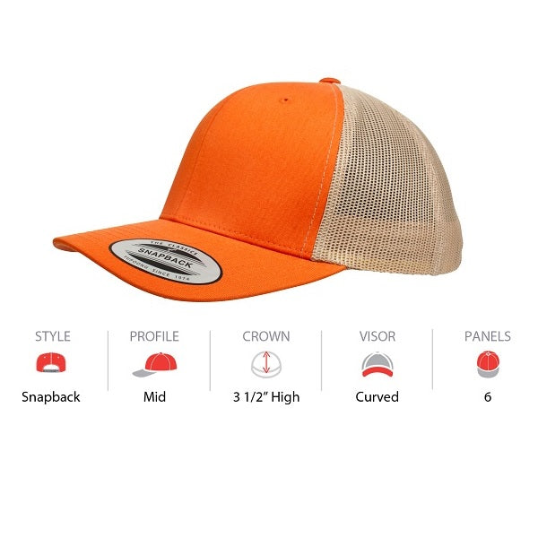 6606T Classic Retro Wade Trucker – Flexfit